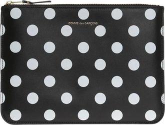 Comme Des Gar&ccedil;ons unisex, Accessoires, Noir, Taille: ONE Size Pochette Zipp&eacute;e Imprim&eacute;e &agrave; Pois