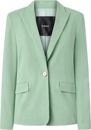 Pinko Pinko, Femme, Vestes, Vert, Taille: 38 FR Freda Jacket