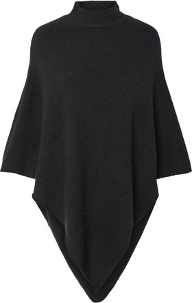 Pieces Pcfortuna High Neck Poncho Noos Bc, Schwarz,Einheitsgröße