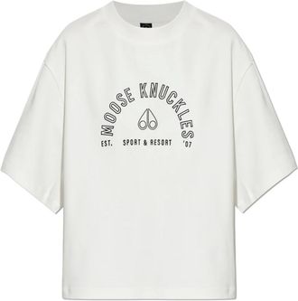 Moose Knuckles Femme, Tops, Blanc, Taille: 40 FR True North T-Shirt