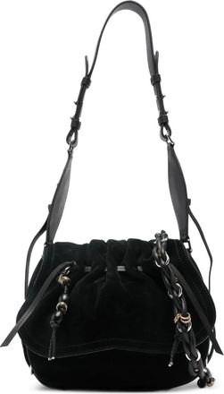 Isabel Marant Bolton suede shoulder bag - Schwarz