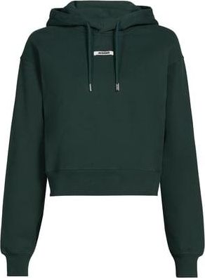 Jacquemus Sweatshirt Großes Baumwollkorn - grün