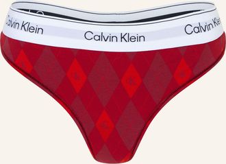 Calvin Klein String Icon Cotton Modal rot