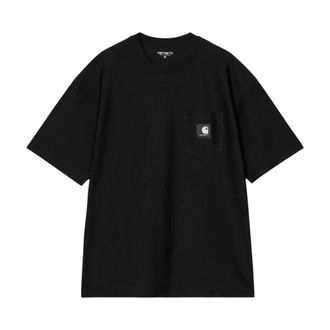 Carhartt Work in Progress Homme, Tops, Noir, Taille: S T-shirt Loose OG S/S