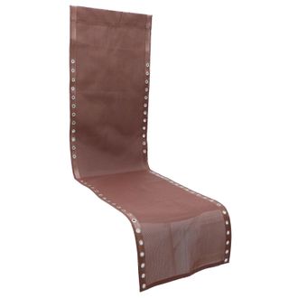 Cabilock Ersatzstoff f&uuml;r Klapp liegestuhl Outdoor Lounge Stuhl Bezug mit Robustem Atmungsaktivem Stoff und Strapazierf&auml;higen Seilen Passend f&uuml;r Balkon Gartenst