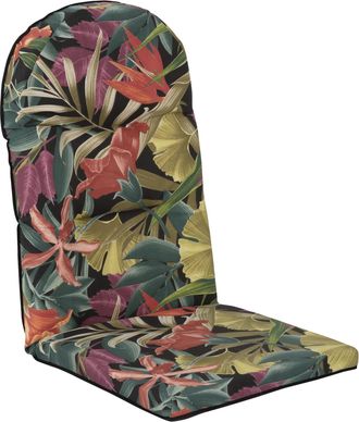 Patio Gartenstuhlpolster Hochlehner Galaxy 123 x 49 cm Sitzpolster Stuhl mit Rückenlehne oval gesteppt für Gestell bis 46 cm kariert