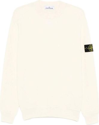 Stone Island Homme, Pulls, Beige, Taille: S Maille ras du cou