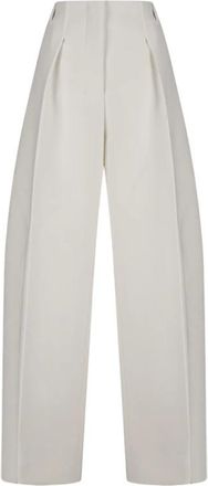 Jacquemus Femme, Pantalons, Blanc, Taille: 36 FR Le Pantalon Ovalo
