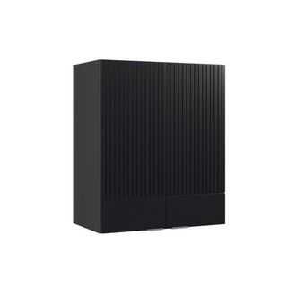 Vicco El&eacute;ment Haut de Cuisine Fame-Line, Noir ray&eacute;, 60 cm