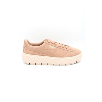Puma Puma, Homme, Chaussures, Beige, Taille: 37 1/2 EU Baskets à Plateforme en Daim et Lacets