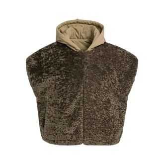 YaYa Wendbarer Bodywarmer mit Kapuze - - Jackets - Damen - Braun - L