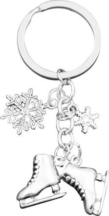 Valiclud Chic Skates Schnee Schl&uuml;sselringe Kreative Schl&uuml;sselbund Tasche H&auml;ngende Verzierung Schl&uuml;sselbund Anh&auml;nger