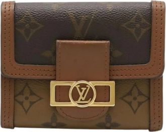 Louis Vuitton Portefeuille Tri-fold Vintage Pre-owned - Femme - Pre-owned - Brun - Taille: ONE Size