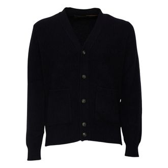 FILIPPO DE LAURENTIIS Buttoned Cardigan - - Knitwear - Herren - Blau - S