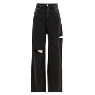 Icon Denim Los Angeles Femme, Jeans, Noir, Taille: W29 Jean Large Poppy