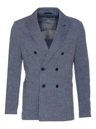 Circolo 1901 blazer à boutonnière croisée - Bleu