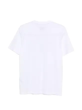 Emporio Armani Mens T-Shirt Crewneck White Cotton T-Shirts And Polos