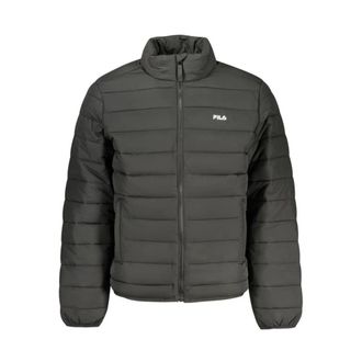 Fila Homme, Vestes, Noir, Taille: S Manteau en Polyester au Design Classique
