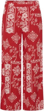 Cream Femme, Pantalons, Rouge, Taille: 36 FR Wide Pantalons