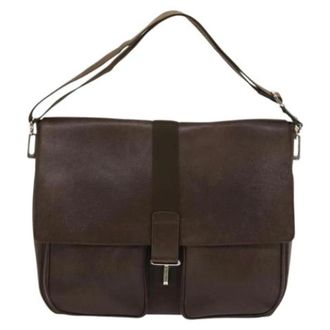 Bulgari Pre-owned Leder Schultertasche - - Pre-owned - Damen - Braun - ONE SIZE