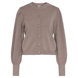 Vero Moda Y.A.S Damen YASFONNY LS Knit S. NOOS Cardigan, Fungi, XS