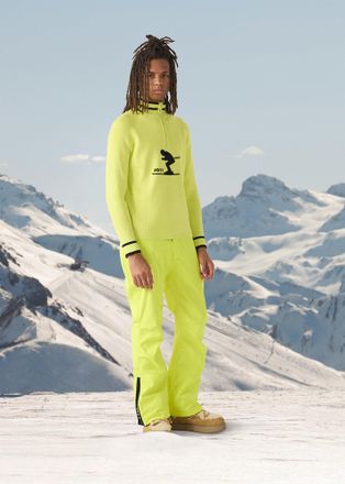 Jott Pull c&ocirc;tel&eacute; col haut Jaune elexir Banet - Taille XL