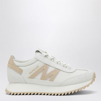 Moncler Pacey2 Sneakers aus wei&szlig;em Canvas und Leder
