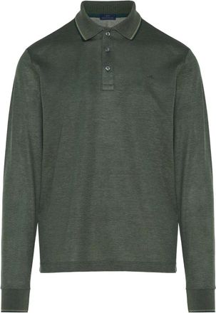 Paul & Shark Homme, Tops, Vert, Taille: M Polo en Piqu&eacute; de Coton