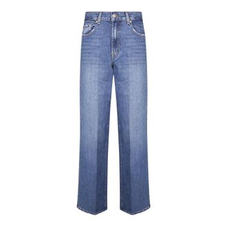 7 For All Mankind Femme, Jeans, Bleu, Taille: W29 Jeans droits