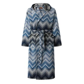 Missoni Home Marea Kapuzenbademantel - - Nightwear & Lounge - Damen - Blau - M
