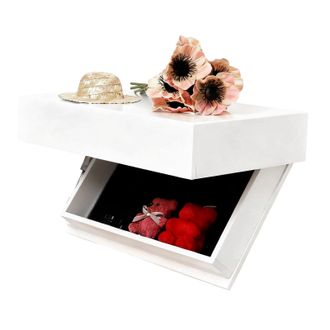 Generico Wandmontierte Regale | Dekorativer schwebender Organizer aus Holz - Wandregal | f&uuml;r Zimmer, Schlafzimmer, K&uuml;che, Bilderrahmen, B&uuml;cher, Dekorationen un