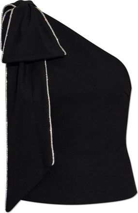 Rotate Rotate Birger Christensen - Top &agrave; orn&eacute; de sequins scintillants - Femme - Tops - Noir - Taille: 40 FR