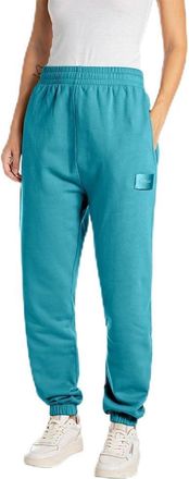 Replay Damen Jogginghose mit Taillenzug, Türkis (Peacock.. 181), L