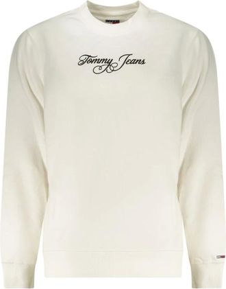 Tommy Hilfiger Femme, Sweatshirts et sweats &agrave; capuche, Blanc, Taille: 42 FR SweaT-shirt &agrave; manches longues