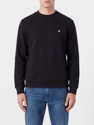 Emporio Armani Sweatshirt &agrave; col rond relaxed fit avec logo Aigle brod&eacute;