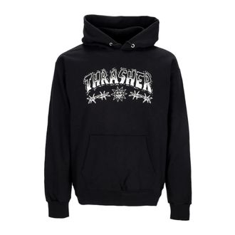 Thrasher Stacheldraht Schwarzer Hoodie Sweatshirt - - Sweatshirts & Hoodies - Herren - Schwarzk - L