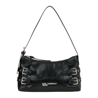 Karl Lagerfeld KLJ Buckle Shoulder Bag - - Bags - Damen - Schwarzk - ONE SIZE