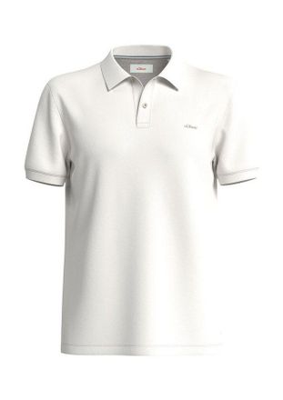 s.Oliver Poloshirt Poloshirt kurzarm, Piqué, Kragen, Knöpfe