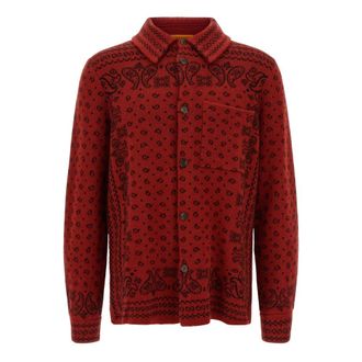 Guest In Residence Wild Rag Work Shirt - - Shirts - Herren - Rot - S
