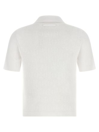 Tory Burch Womens White Viscose Polo Shirt