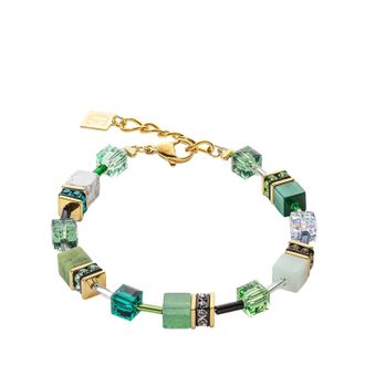 Coeur de Lion Armband - GeoCUBE Iconic Precious Armband - Gr. ONE SIZE - in Gr&uuml;n - f&uuml;r Damen