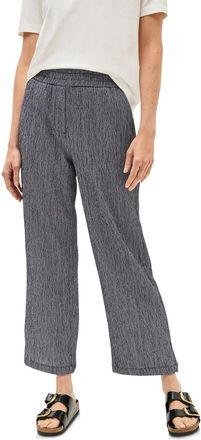 Cecil Damen B379451 Straight Leg Crepe Hose, Urban Navy Blue, XXL / 28L