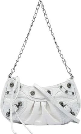 Balenciaga Sac bandouli&egrave;re Le Cagole Pre-owned - Femme - Pre-owned - Blanc - Taille: ONE Size