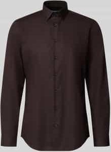 Jake*s Slim Fit Business-Hemd mit Kentkragen