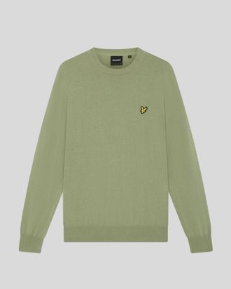 Lyle & Scott Baumwoll-Merino-Rundhalspullover