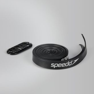 Speedo Unisex Erwachsene Ersatzsilikonband für Schwimmbrille | Essentials Schwimmbrille, Schwarz, Einheitsgröße