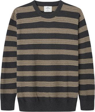 Springfield Herren 1408806 Pullover, Bleigrau, XL