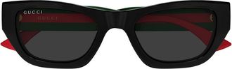Gucci New Pop Web Cat-Eye Sonnenbrille - - Accessories - unisex - Mehrfarbig - 52 MM