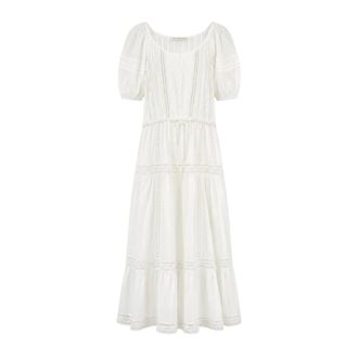 Ulla Johnson Robe Isolde - Femme - Robes - Blanc - Taille: 38 FR
