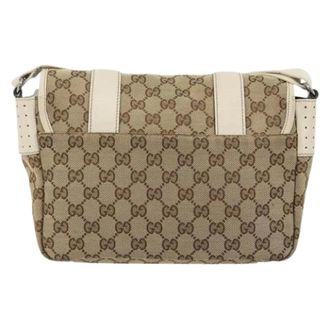 Gucci Sac bandouli&egrave;re vintage Pre-owned - Femme - Pre-owned - Beige - Taille: ONE Size